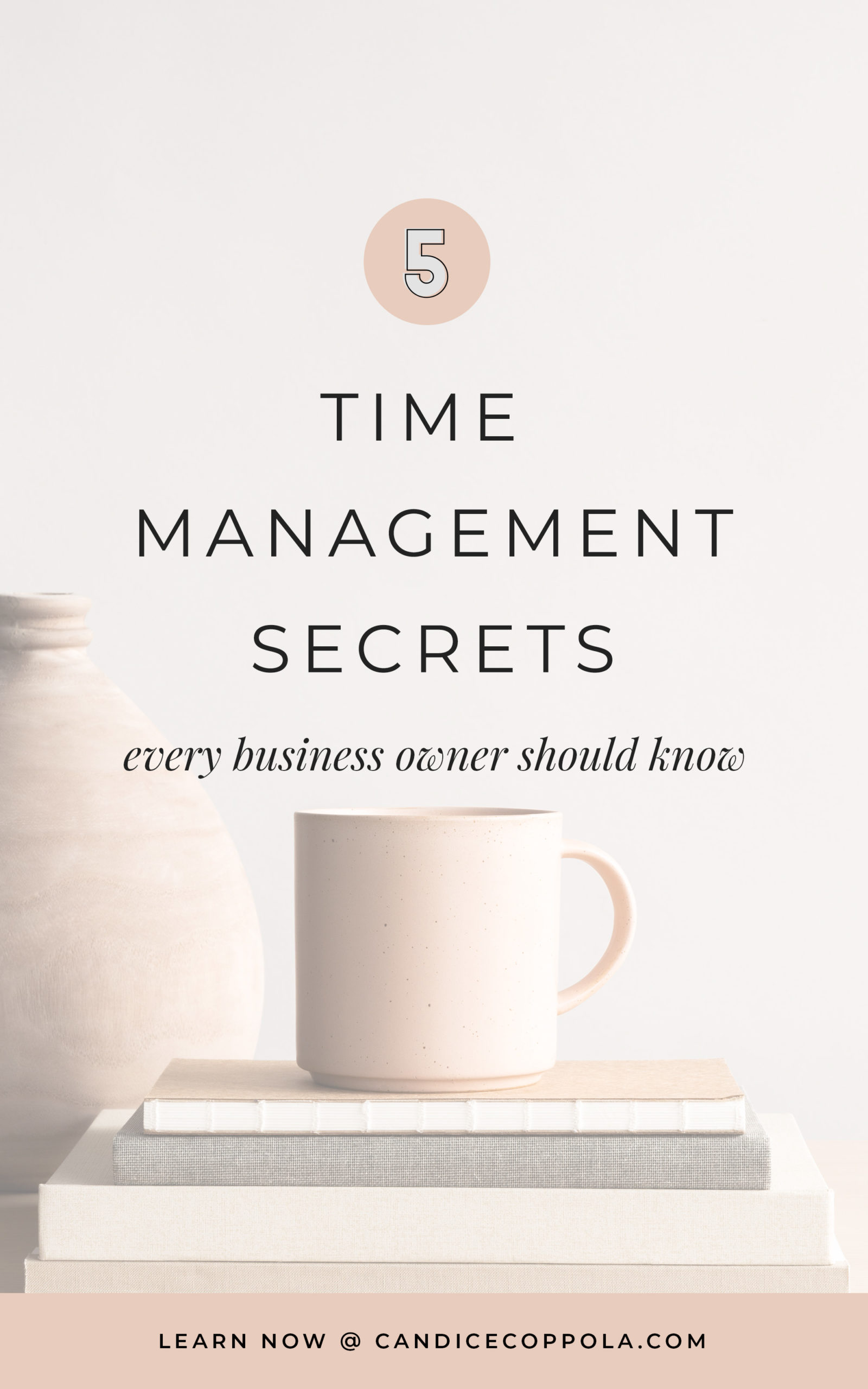 5 Time Management Tips & Secrets for Creative Business Owners