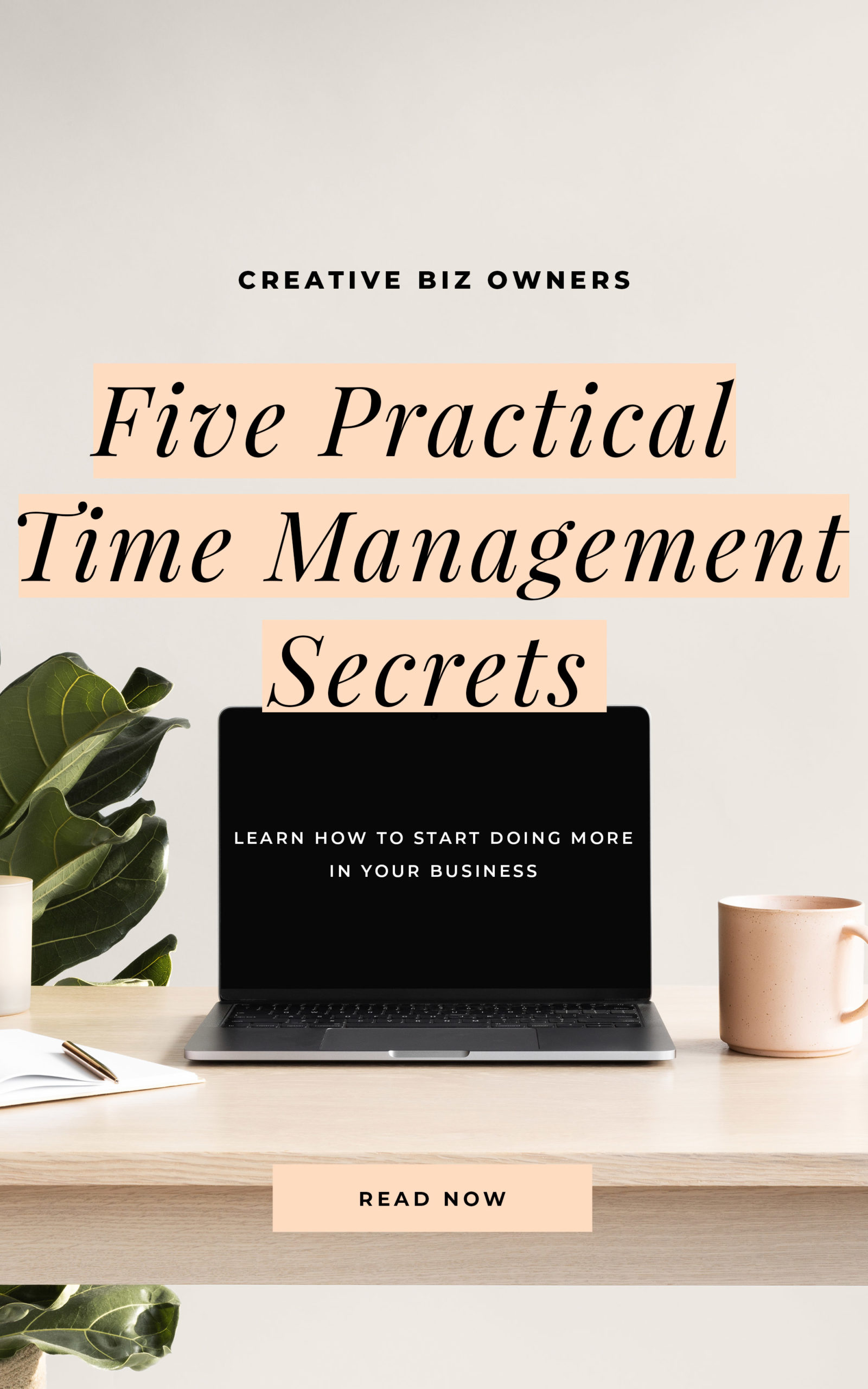 5 Time Management Tips & Secrets for Creative Business Owners