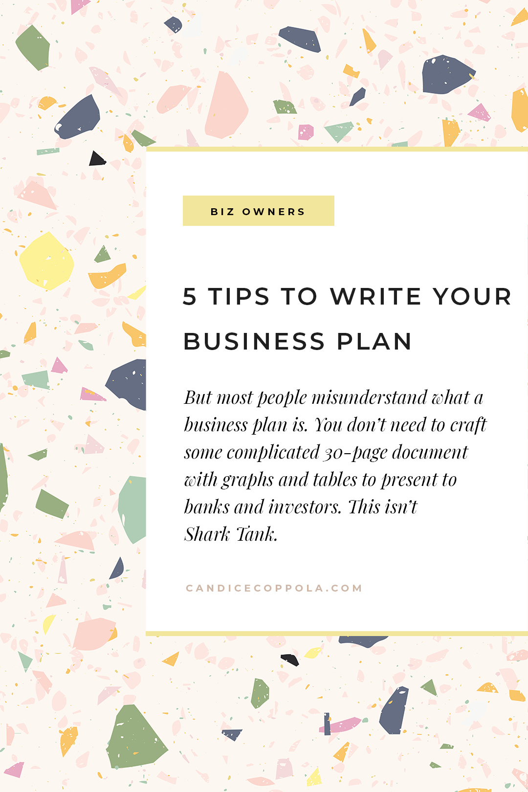 5 Tips To Write Your Business Plan & Book Out Your Biz