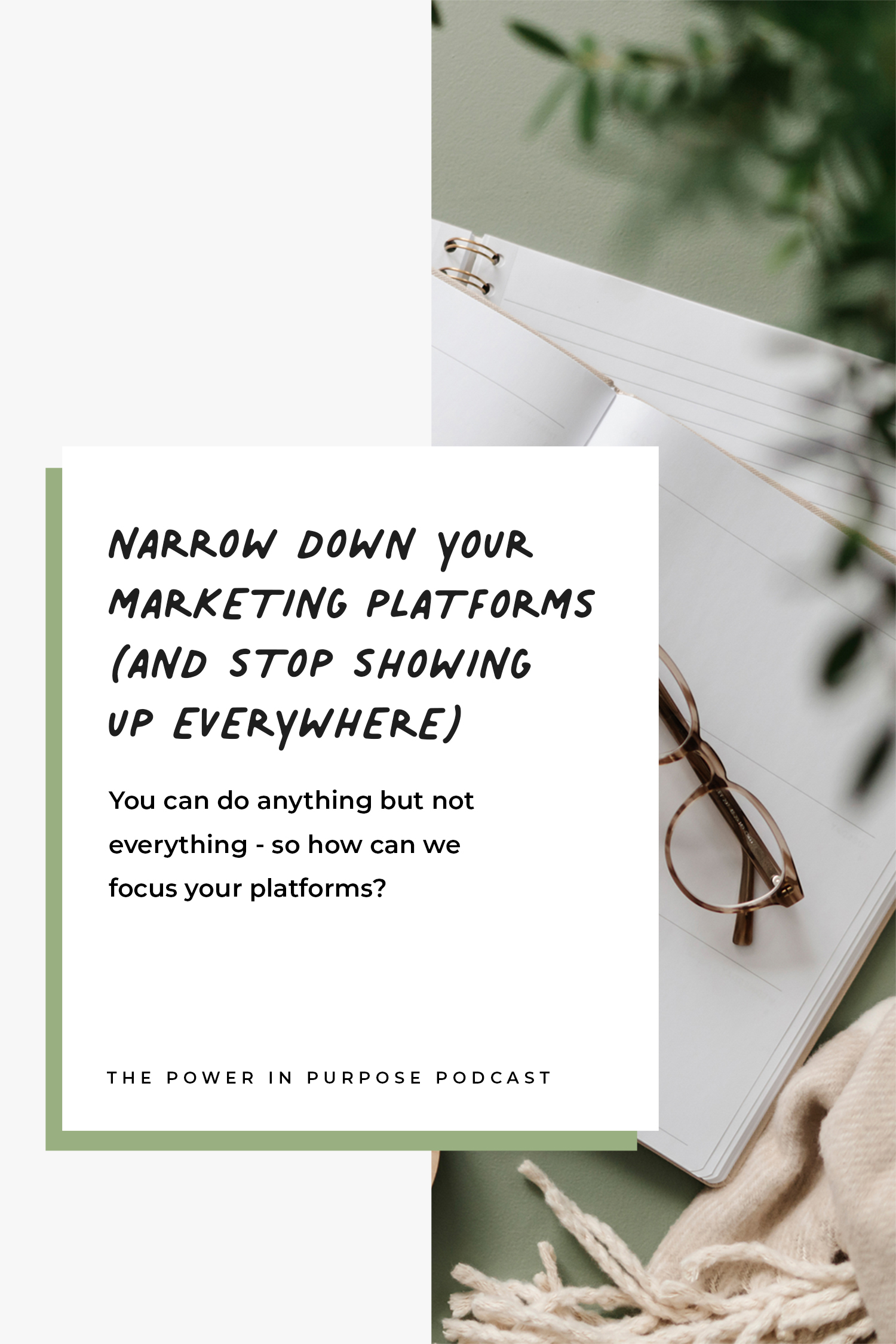 How To Focus Your Marketing Platforms And Go All-In On Just ONE