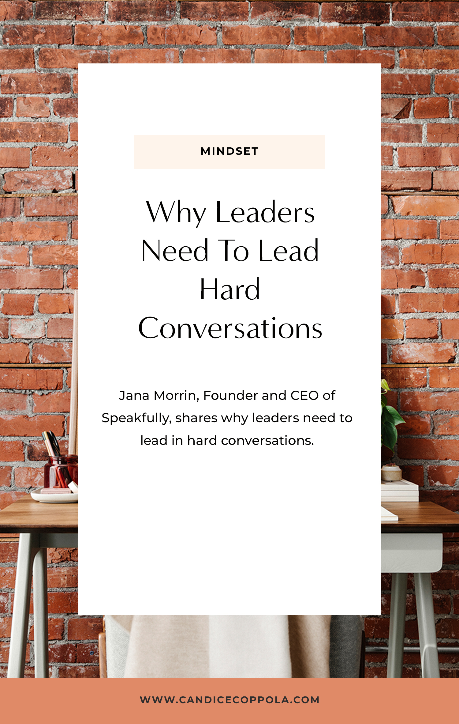 Jana Morrin From Speakfully On How To Lead In Difficult Situations