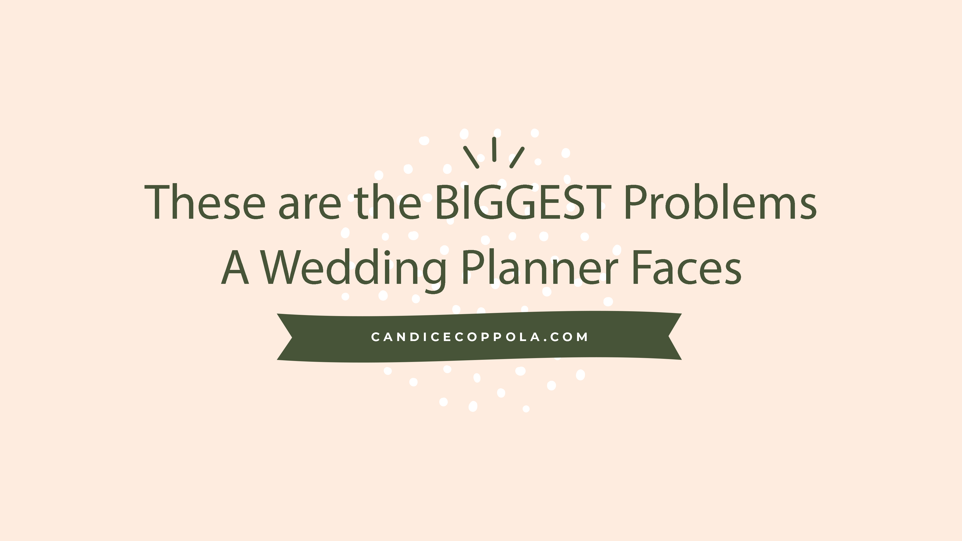 Wedding Planner Probs: These Are The Biggest Problems Planners Face