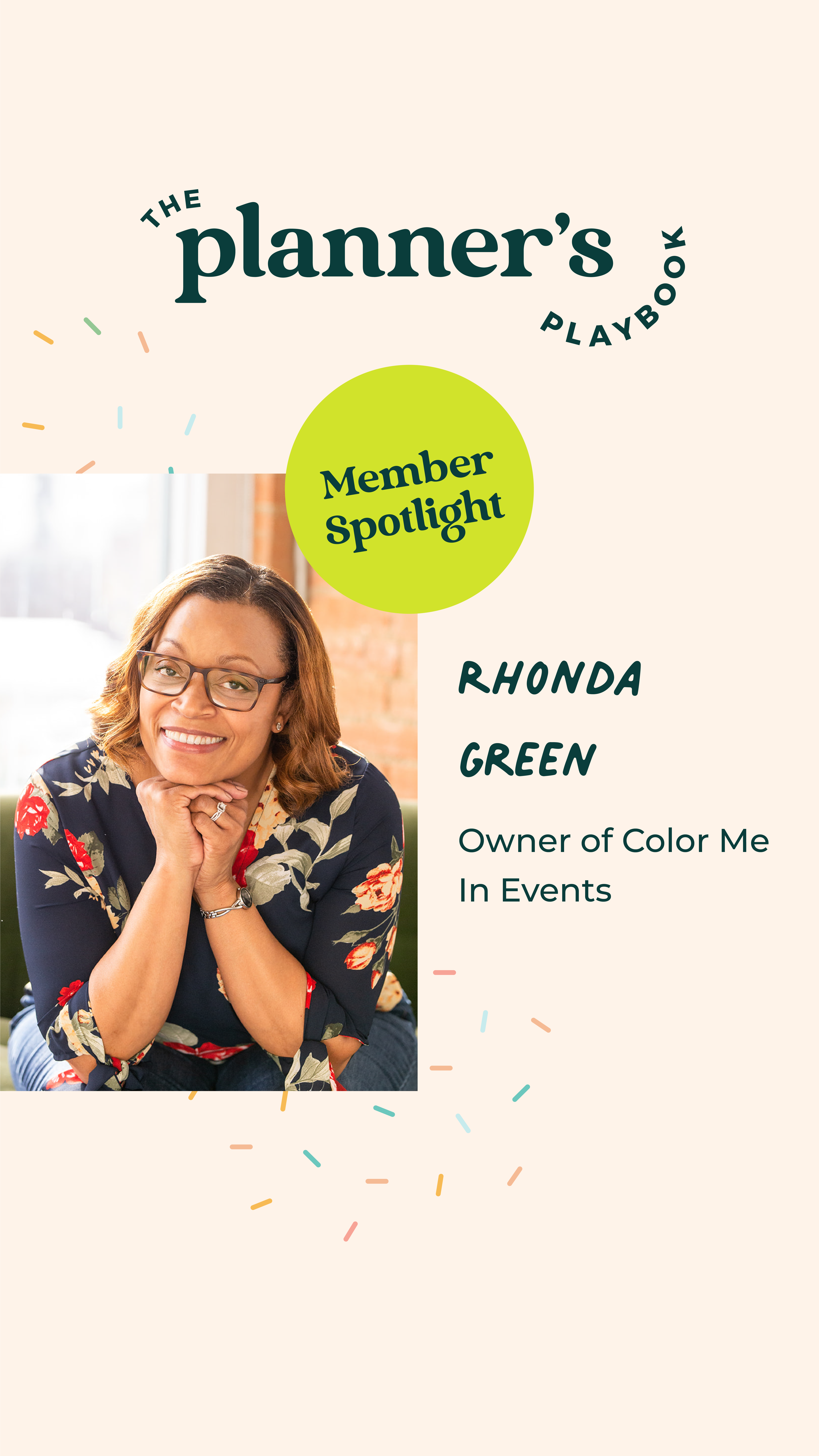 Rhonda Green of Color Me In Events: Dallas - Fort Worth Planner