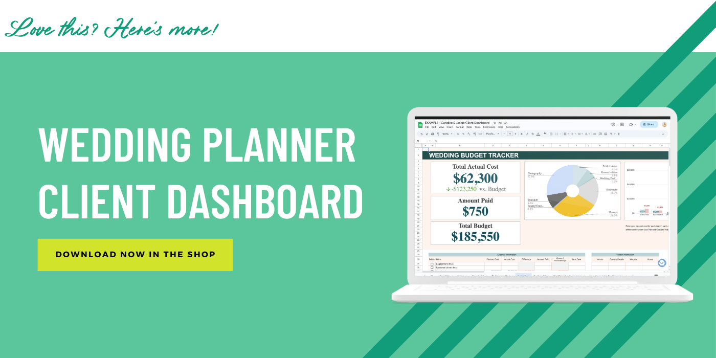 You Need to Create a Client Dashboard for Your Wedding Business