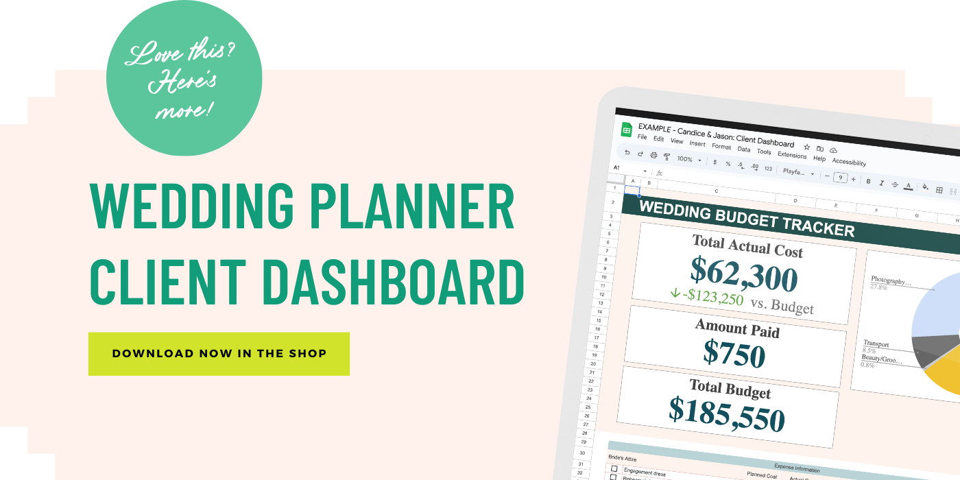 You Need to Create a Client Dashboard for Your Wedding Business