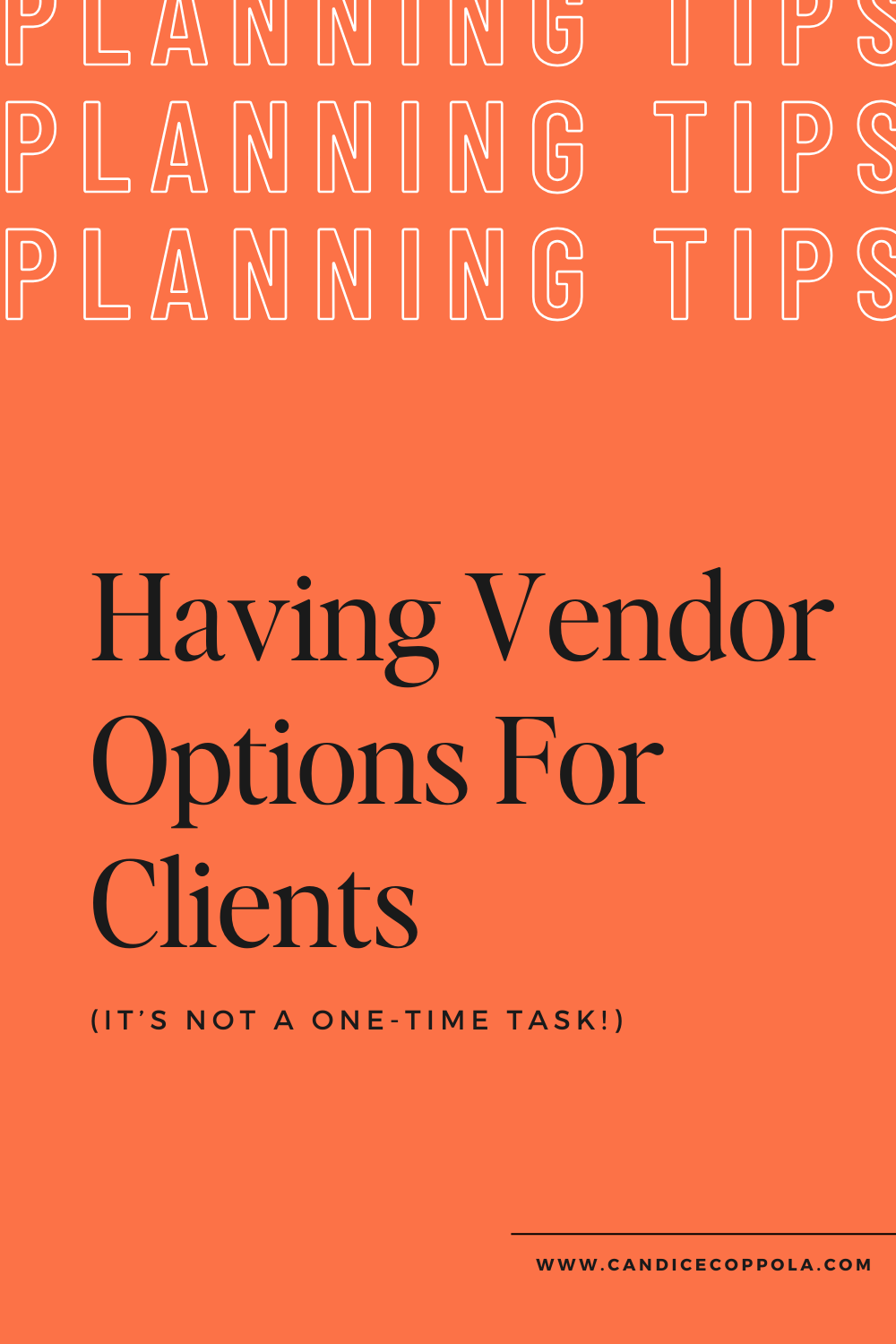 4 Tips to Create a Preferred Wedding Vendor List