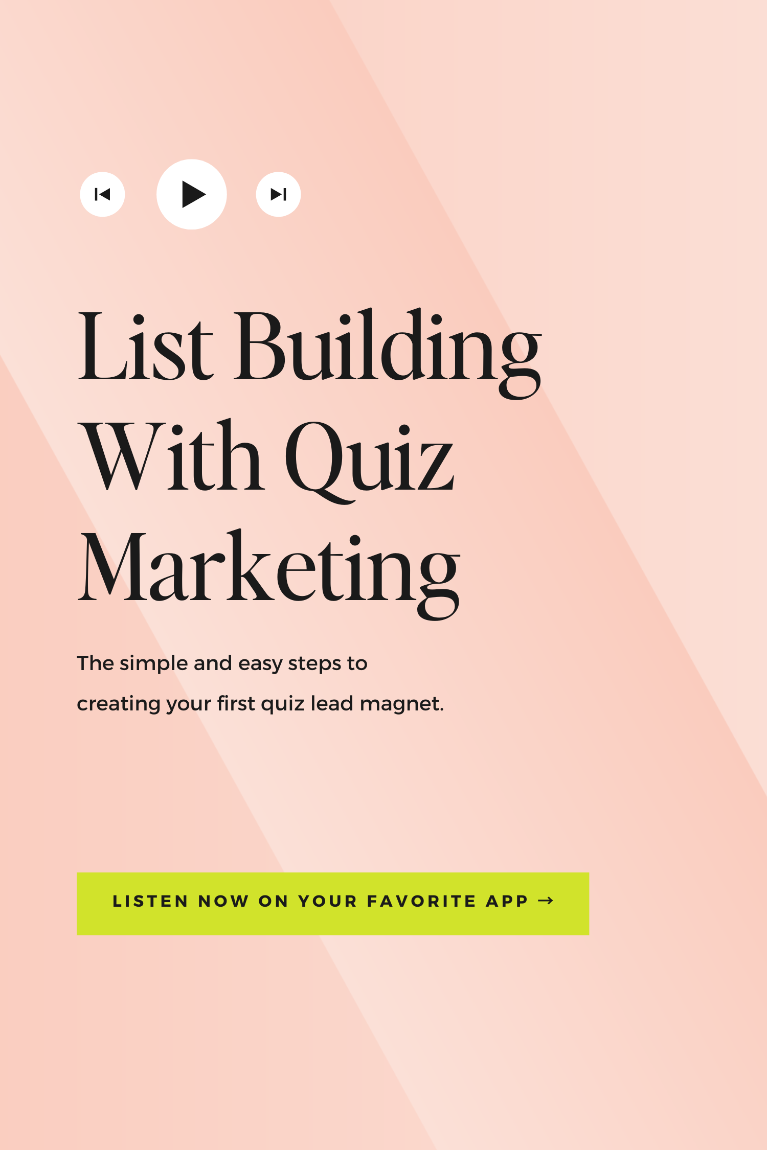 Launch Your List Series Episode 7: Building Your Quiz Email Marketing ...